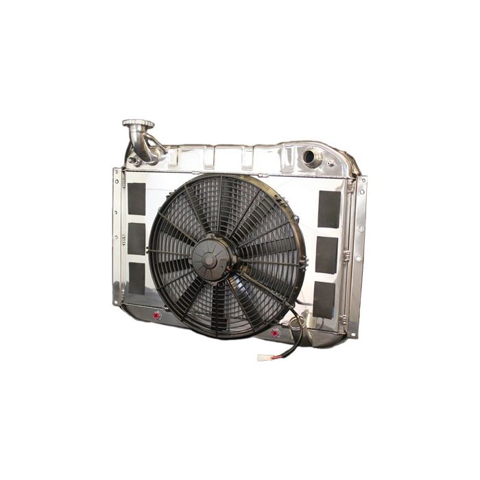 C1 LS Conversion Direct Fit Aluminum Radiator & Fan Combo 55-60 ...