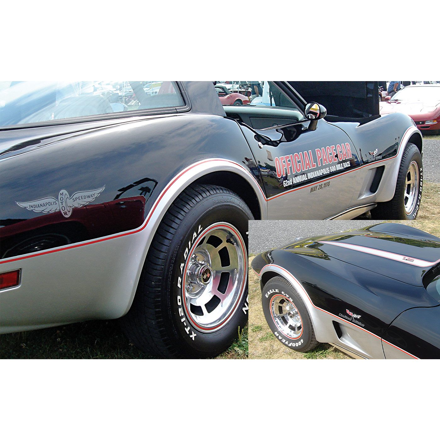 421-63 Sticker set Pace Car 78 - Corvette Parts